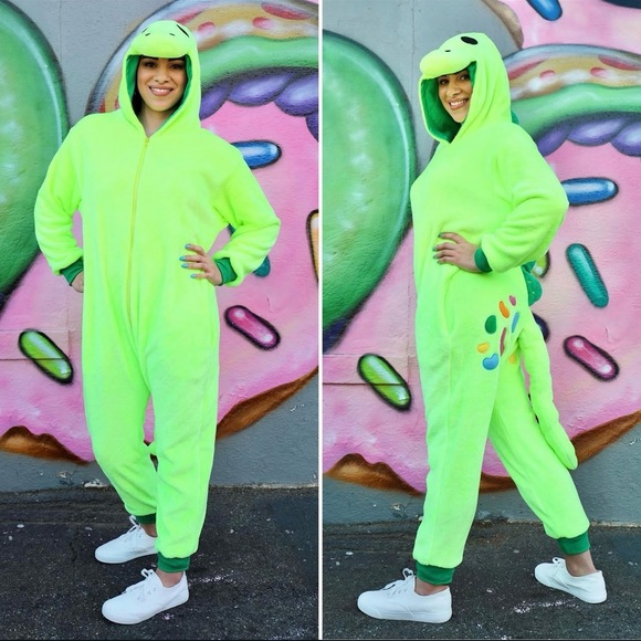 Moriah Elizabeth | Other | Moriah Elizabeth Pickle The Dinosaur Onesie ...